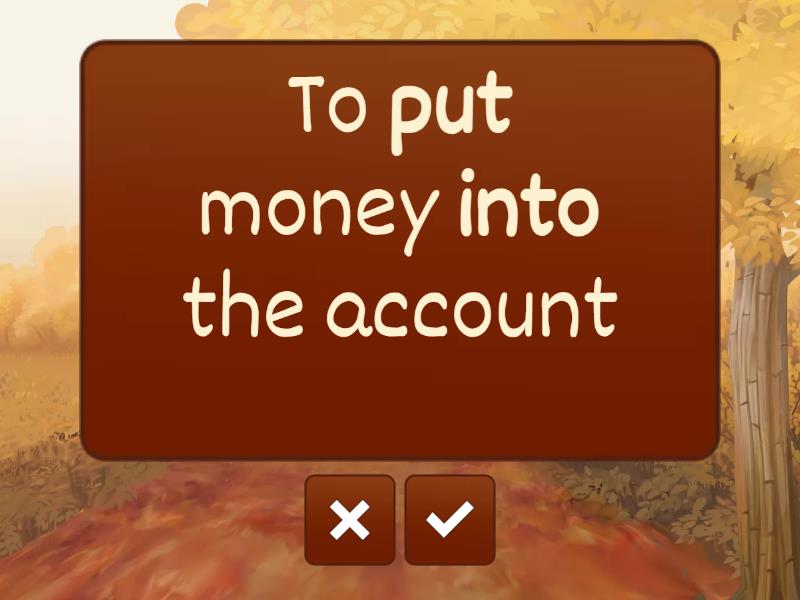 Unit 4 - In The Bank - Flash cards