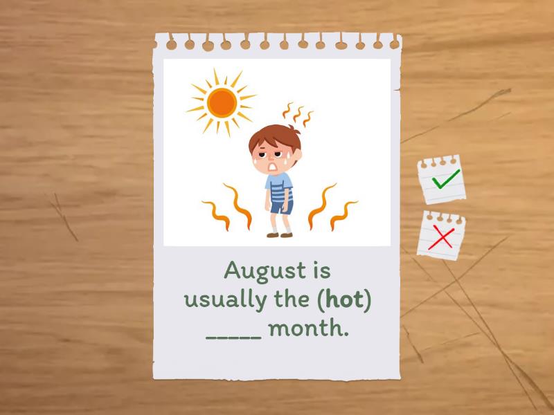 Superlative Adjectives - Flash cards