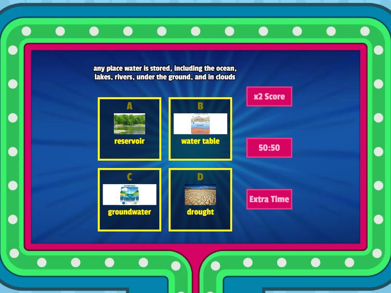8.2 Earth’s Water - Gameshow quiz