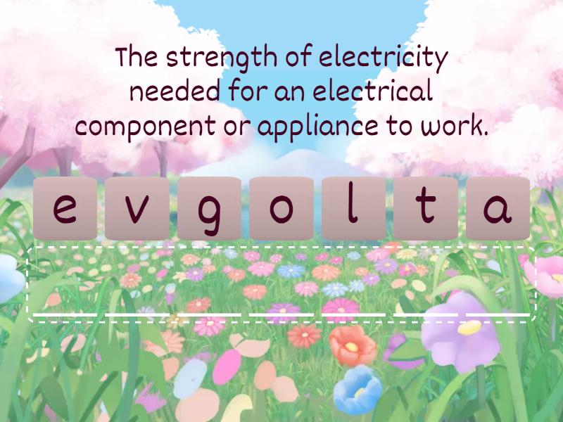 G5 Unit 5.4-Different circuits and circuit diagrams - Anagram
