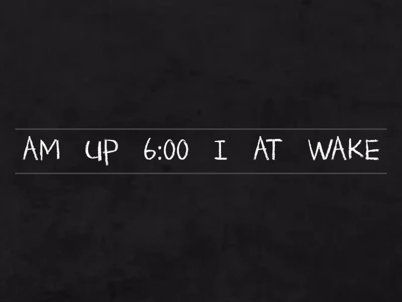 Drag and Drop Word - Unjumble