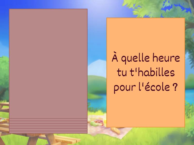 Les verbes pronominaux - Speaking cards