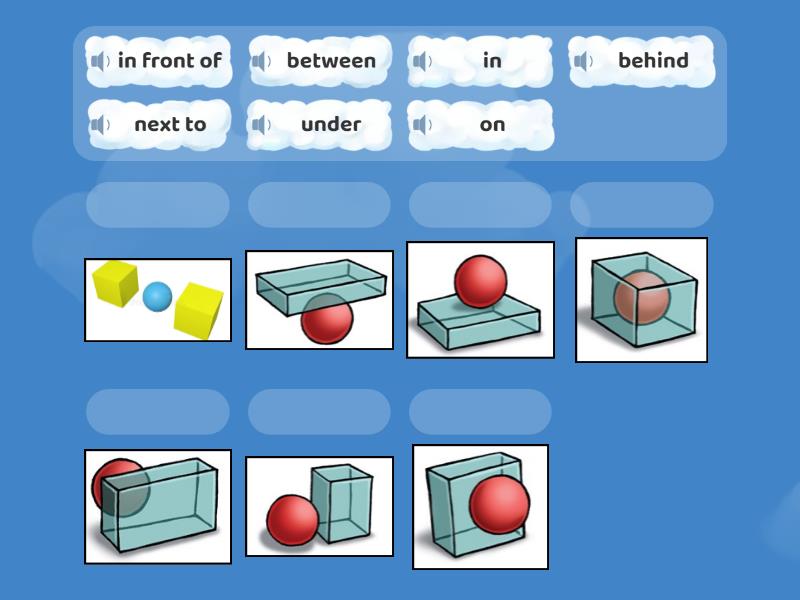 Spotlight 3 Module 6 Unit 11a Prepositions of Place - Match up