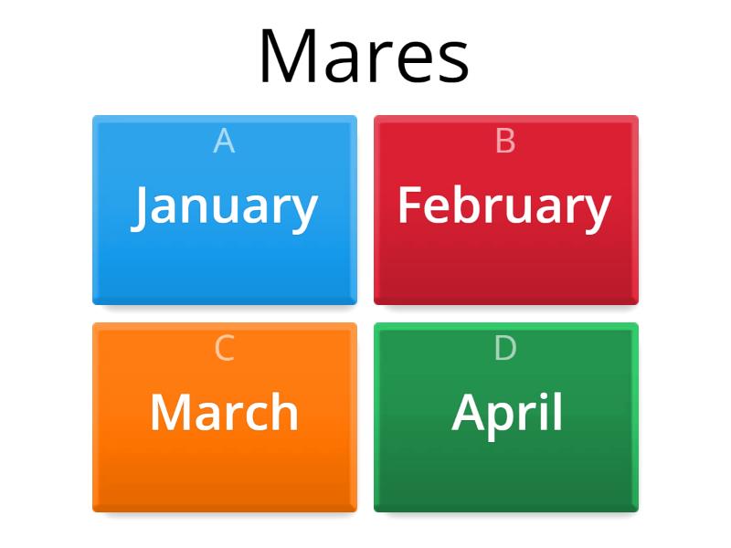 Months - Quiz