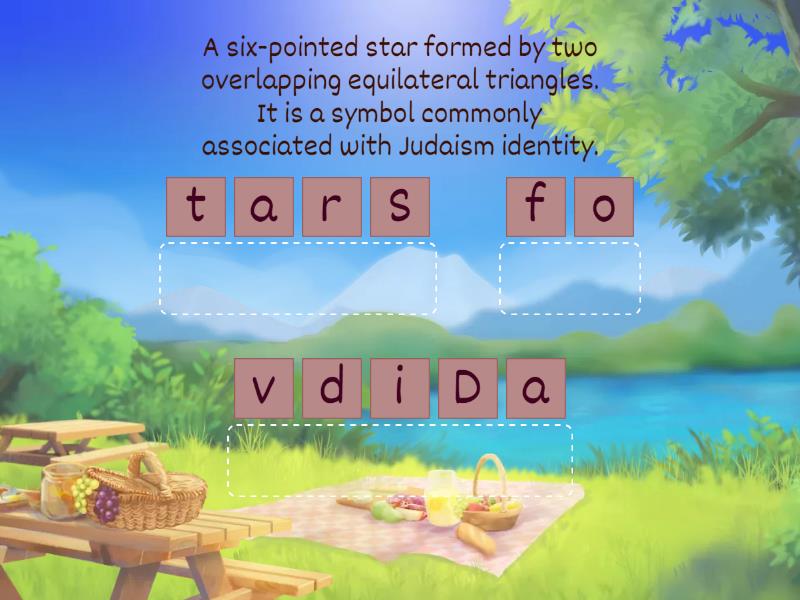 Once: Key Terms - Anagram