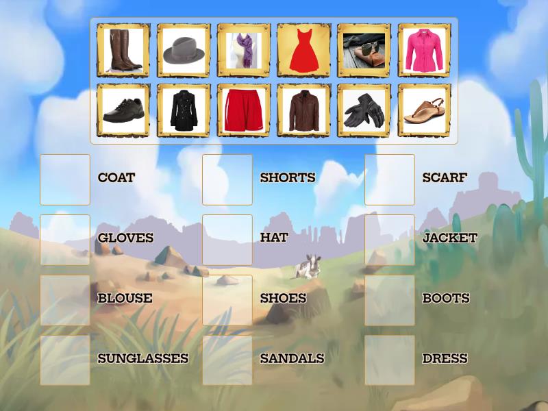 EASY 2 - UNIT 3 - CLOTHES - Match up