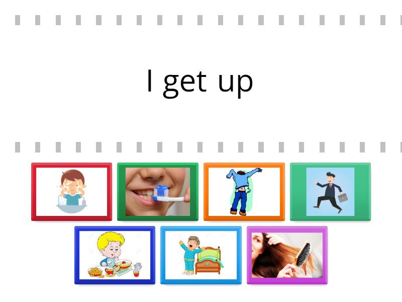 B02 - Daily routines - extra vocabulary - Cada oveja con su pareja