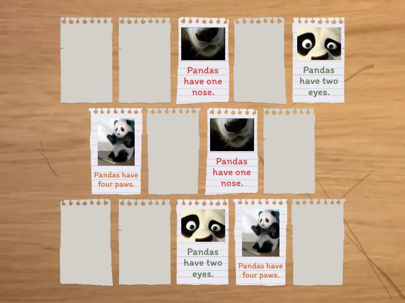 7 facts of Pandas - Matching pairs