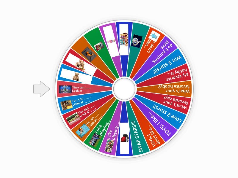 Toys and Hobbies - Spin the wheel