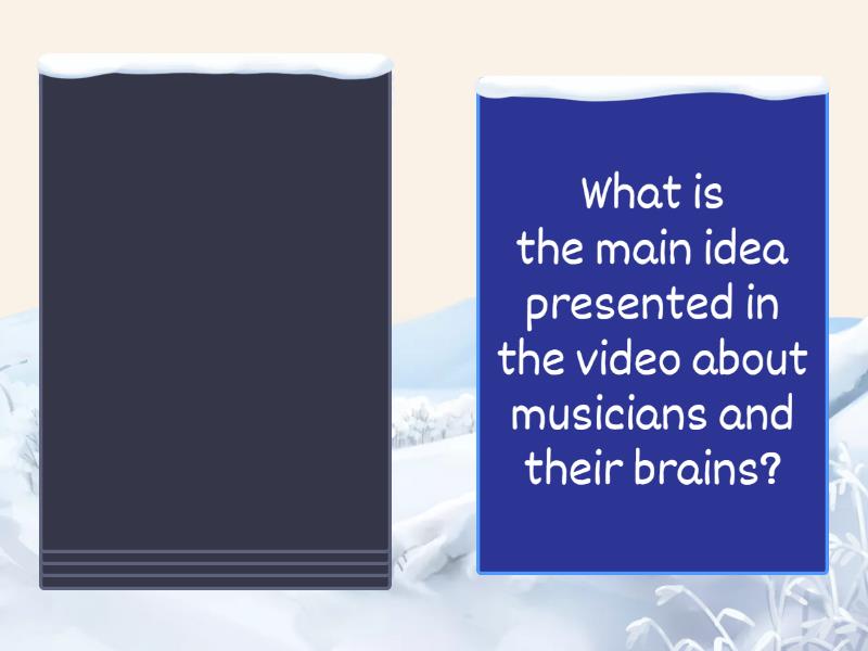 How playing an instrument benefits your brain - TEDEd - Speaking cards