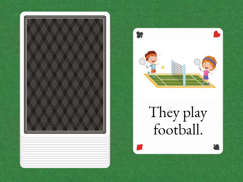 Present simple make negative - Speaking cards