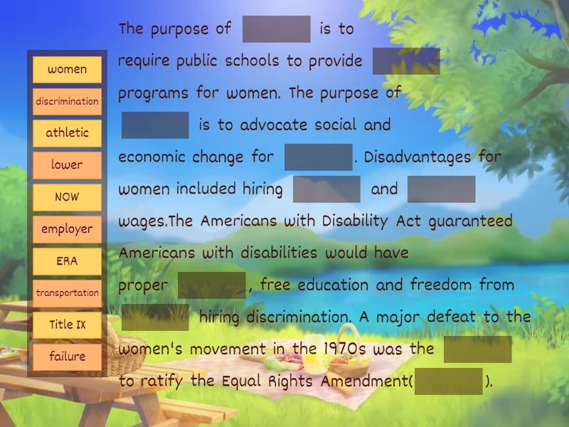 CR/Modern America Review - Complete the sentence