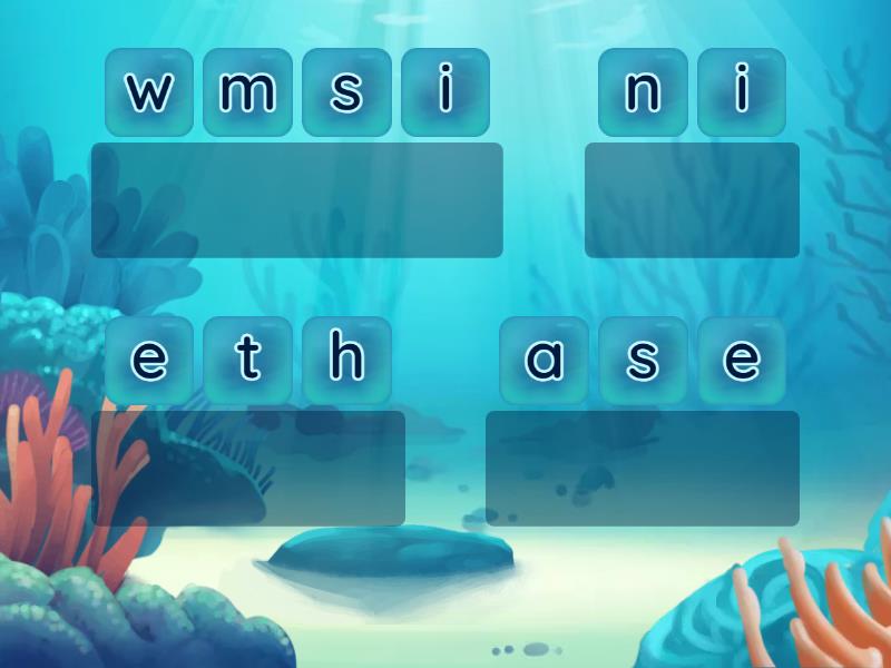 At the beach - Anagrama