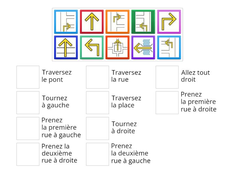 Les directions - Match up
