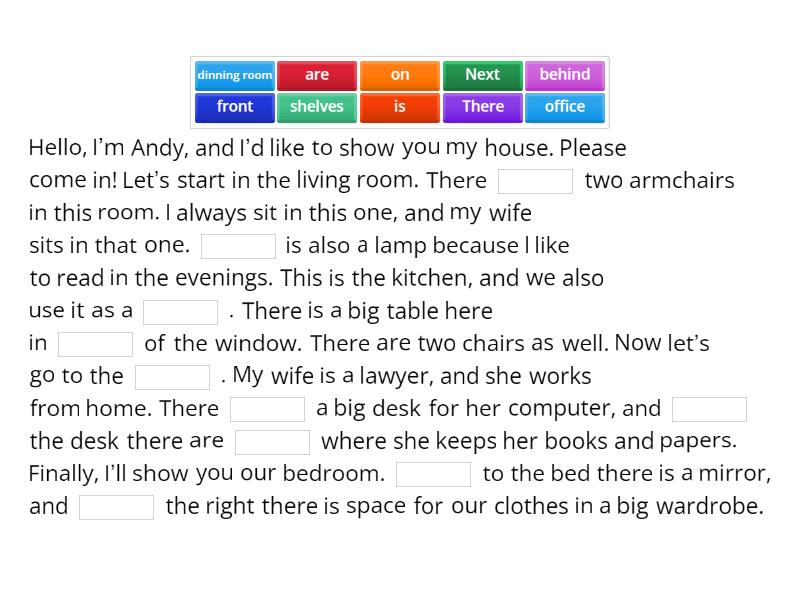 #14 Home sweet Home Act 4 - Complete the sentence