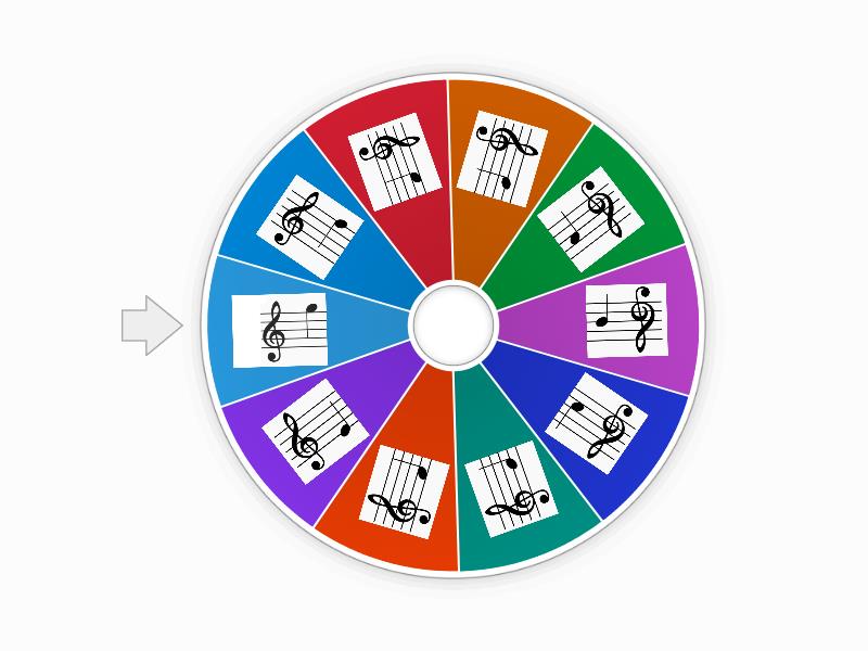 Note Names - Spin the wheel
