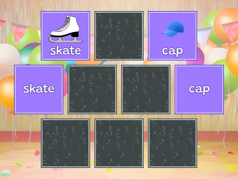 I can read - words - Matching pairs