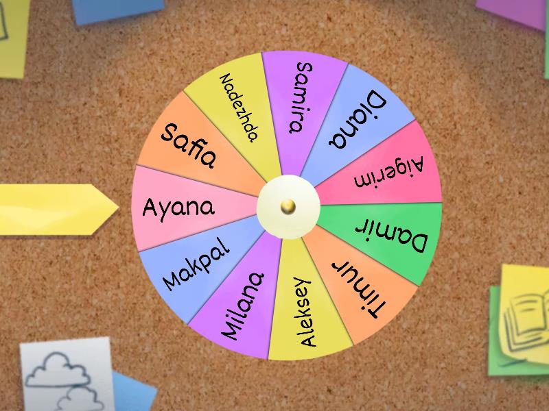 7 great - Random wheel