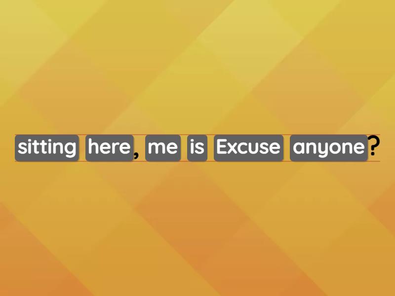 Convo (B1) practice - Unjumble