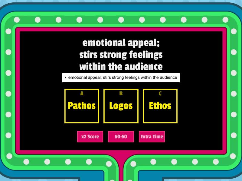 Elements of an Argument - Gameshow quiz