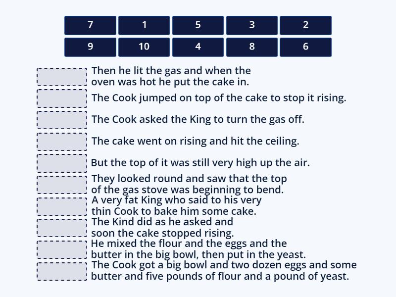 the Cook and the King (2) - Match up