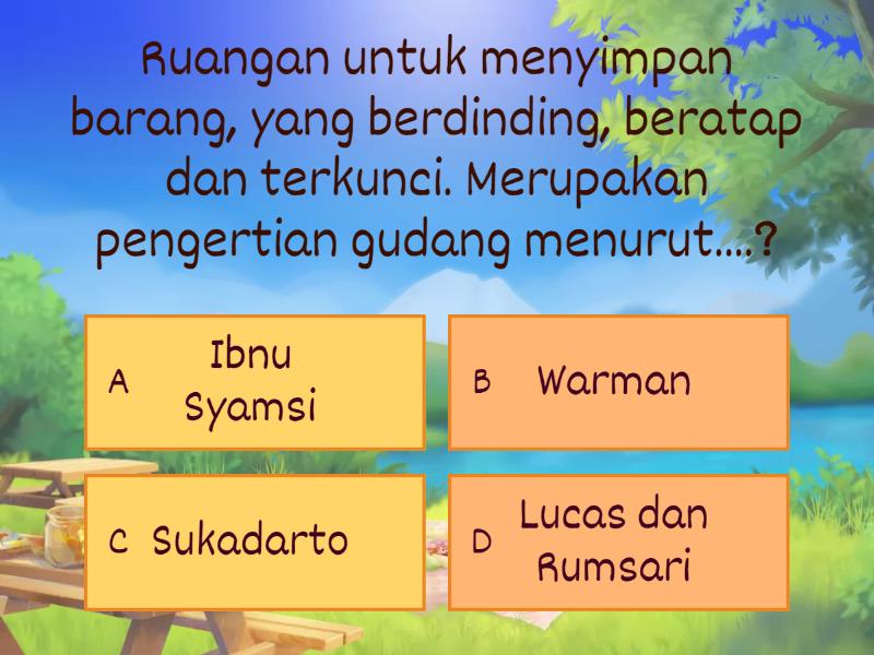 Pre Test XII BDP - Quiz