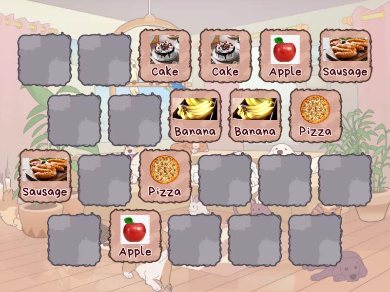 Pair the picture (Unit 4 Luch Time) - Matching pairs