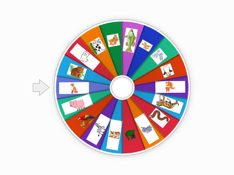 Animals Wheel - Spin the wheel