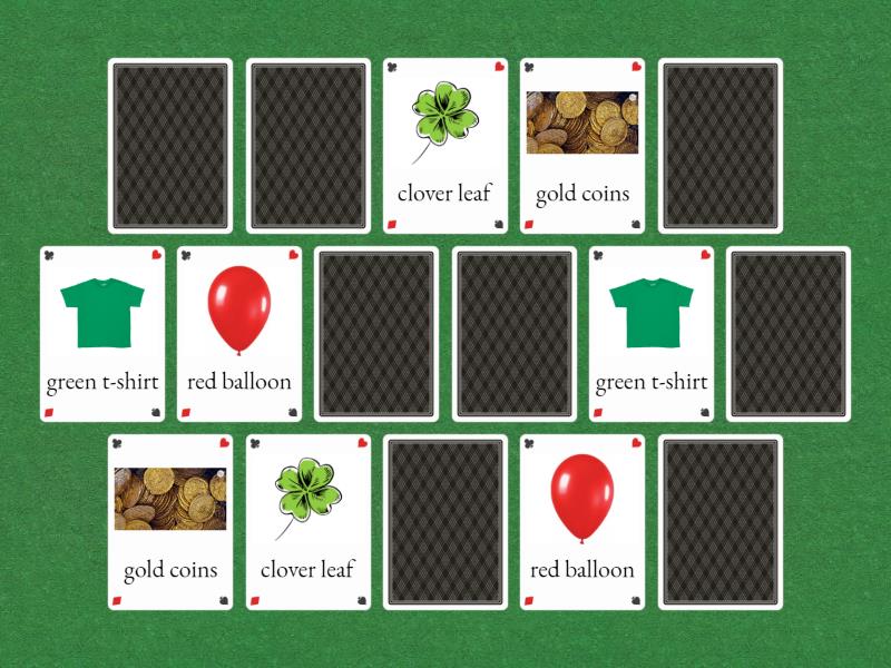 St Patrick's day - Matching pairs