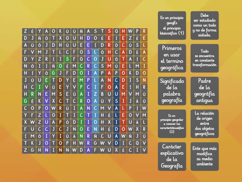 TEMA 01-geo-1s-Repaso-Ciencia geográfica- - Sopa de letras