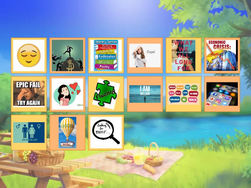 Verb patterns Prof II - Flip tiles