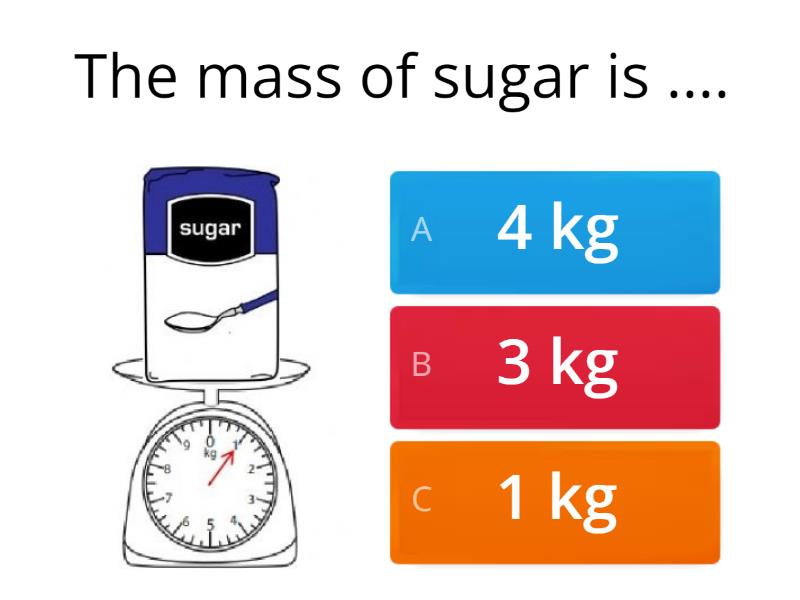 Math Mini Grade 2 : Mass - Quiz