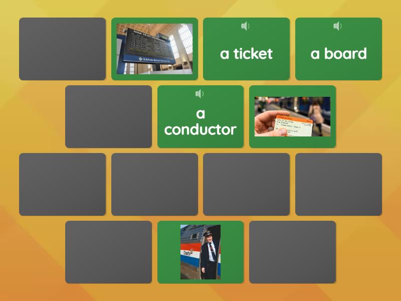 Pete , the cat ( train trip) - Matching pairs