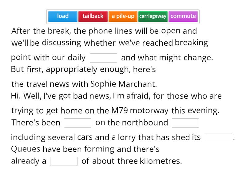 Roadmap B2+ Unit 5A - Complete the sentence