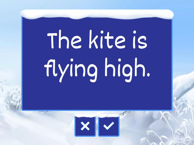 Simple sentences - Flash cards