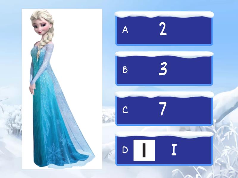 1-6 frozen - Quiz
