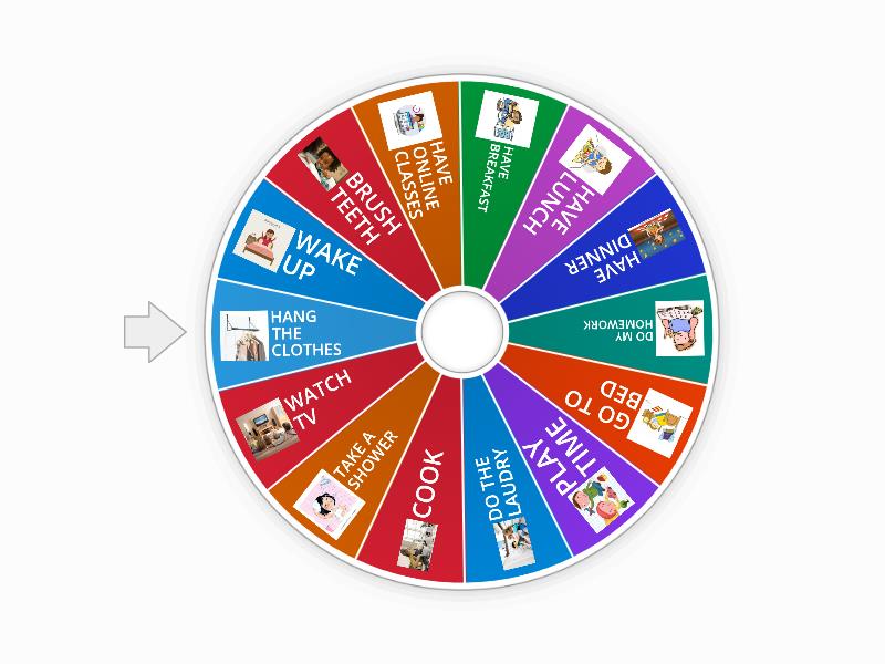 DAILY ROUTINES - Spin the wheel