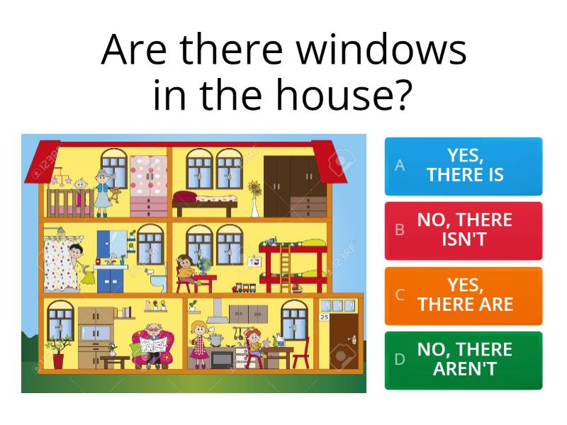 In the house - There is/There are - Cuestionario