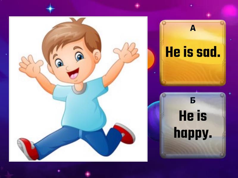 Emotions + to be (kids) - Quiz