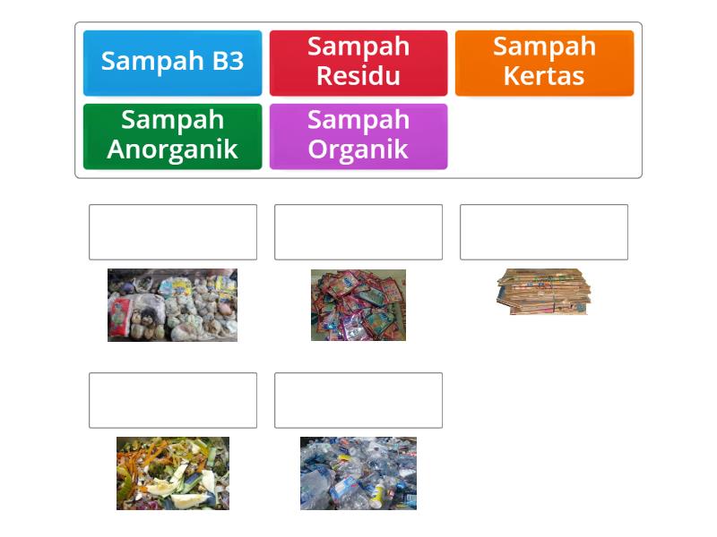 JENIS-JENIS SAMPAH - Match up