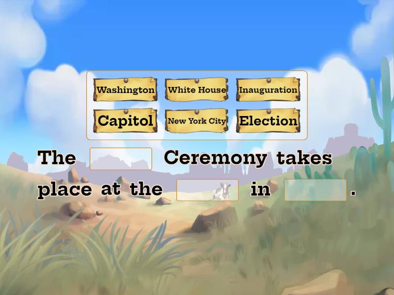 Inauguration 2024 - Complete the sentence