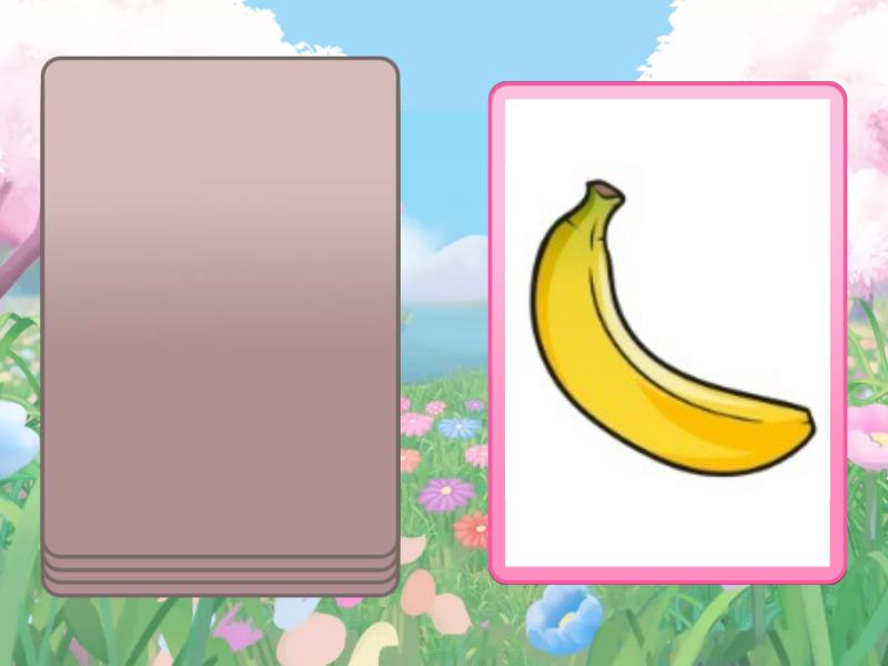 EFL Little kids BOOK 1 LESSON 6 - Fruits - Speaking cards