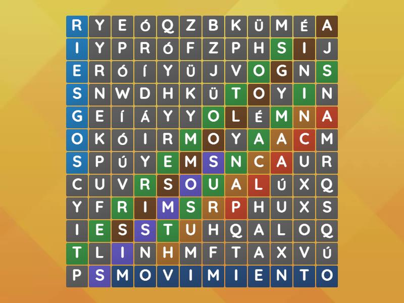 sopas de letras terremotos - Wordsearch