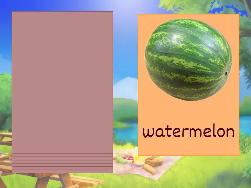 fruit - Speaking cards