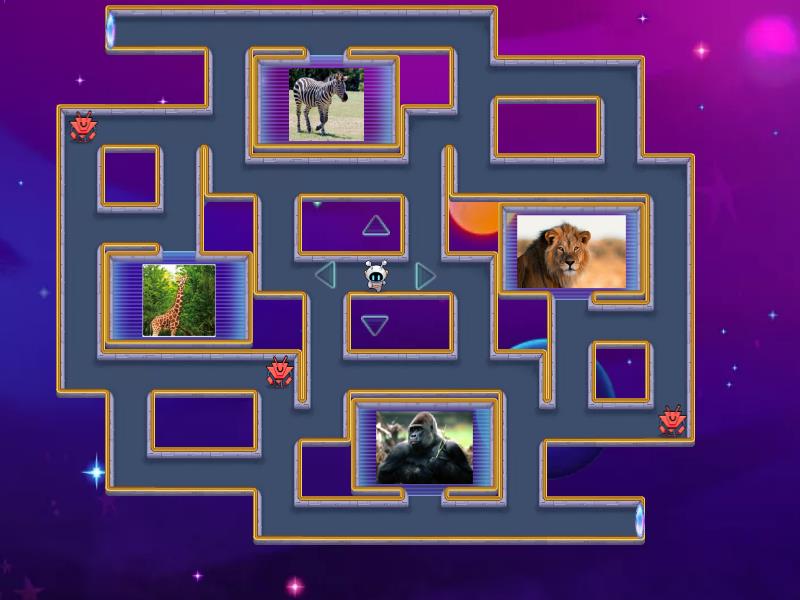 - Wild Animals - Pedra - Maze chase