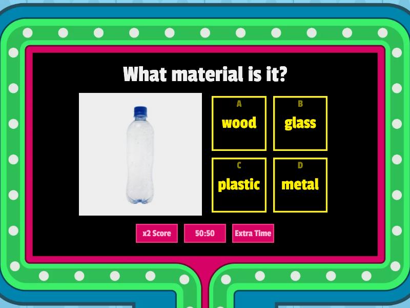 Materials - Gameshow quiz