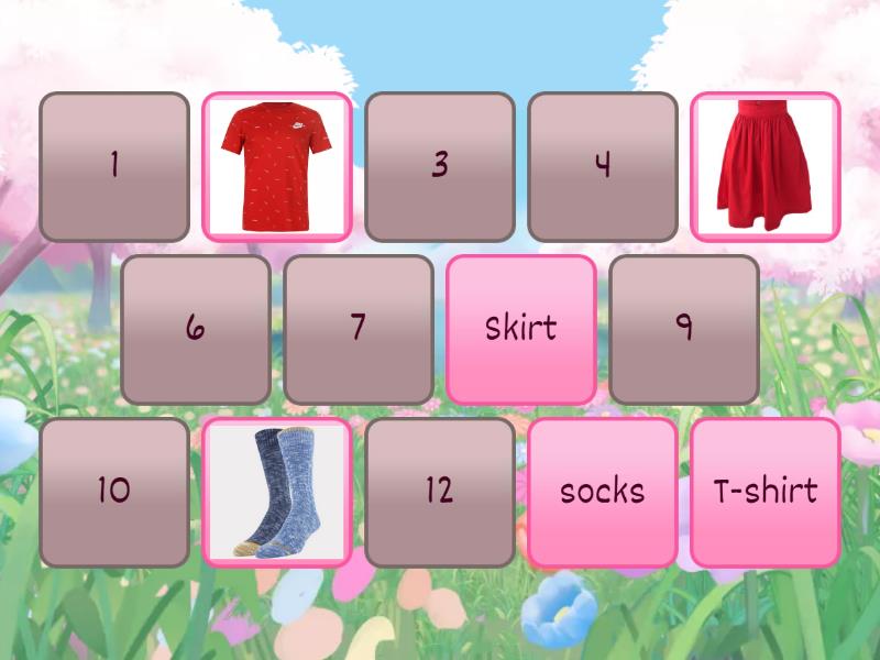 unit 8 my clothes - Parejas