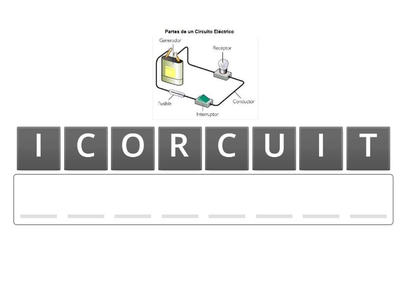 CIRCUITOS ELECTRICOS - Anagram