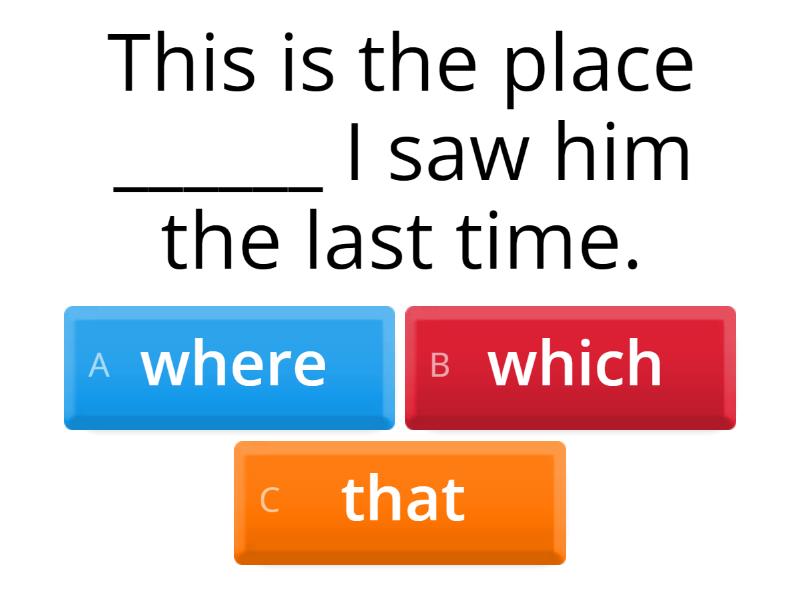 I10 - Defining and non-defining relative clauses - Cuestionario