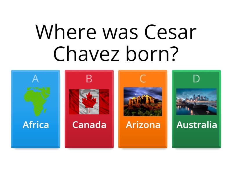 Cesar Chavez - Reading Comprehension - Questionário